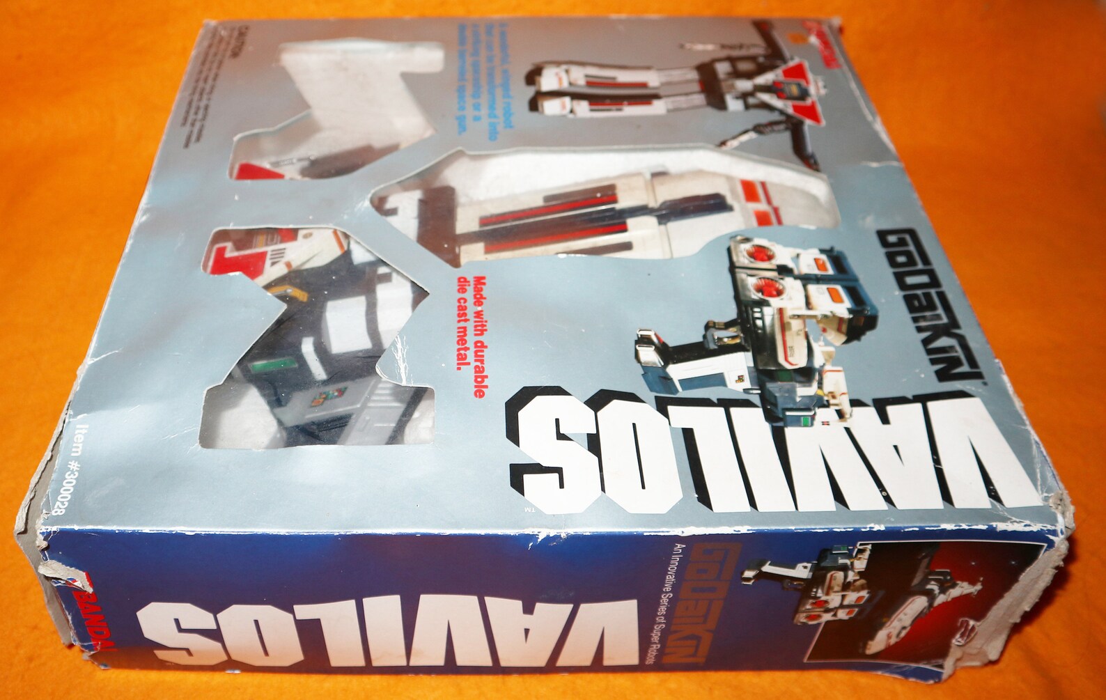 Vintage 1984 80s Bandai Godaikin Vavilos #300028 Die Cast Transforming ...