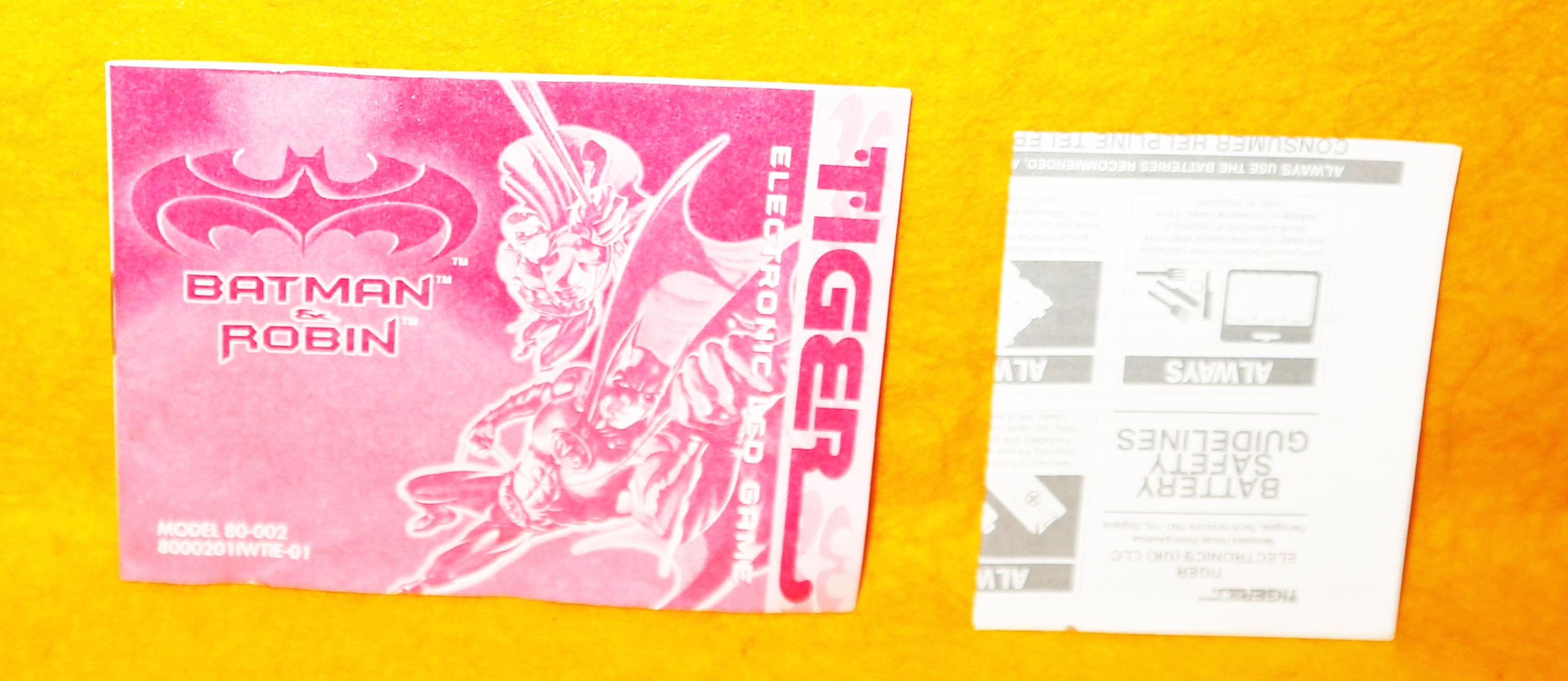 Vintage 1997 90s Tiger Electronics Batman & Robin Handheld | Etsy