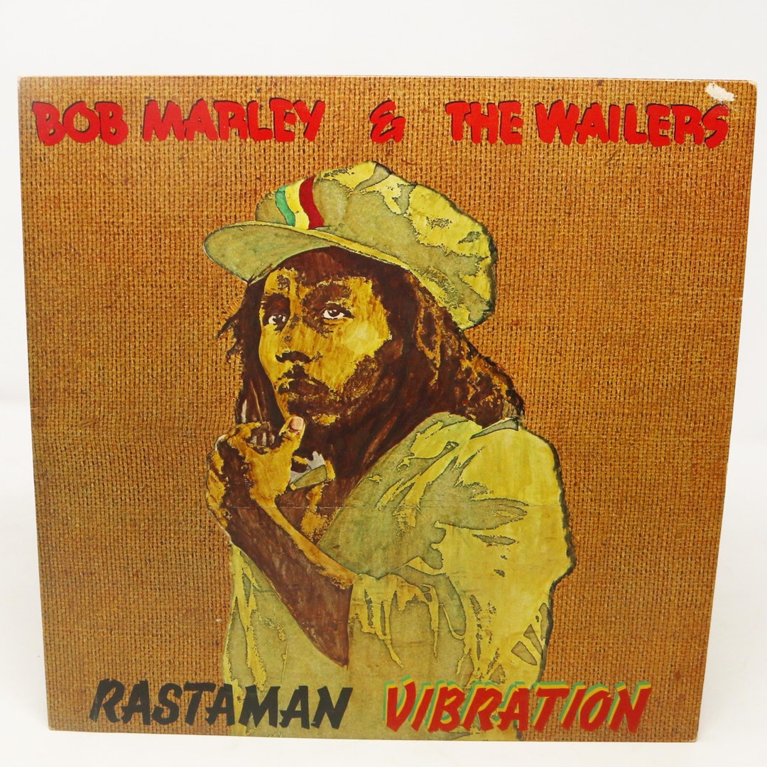 Vintage 1976 70s Island Records Bob Marley & the Wailers - Rastaman Vibration 12" LP Album Vinyl ...