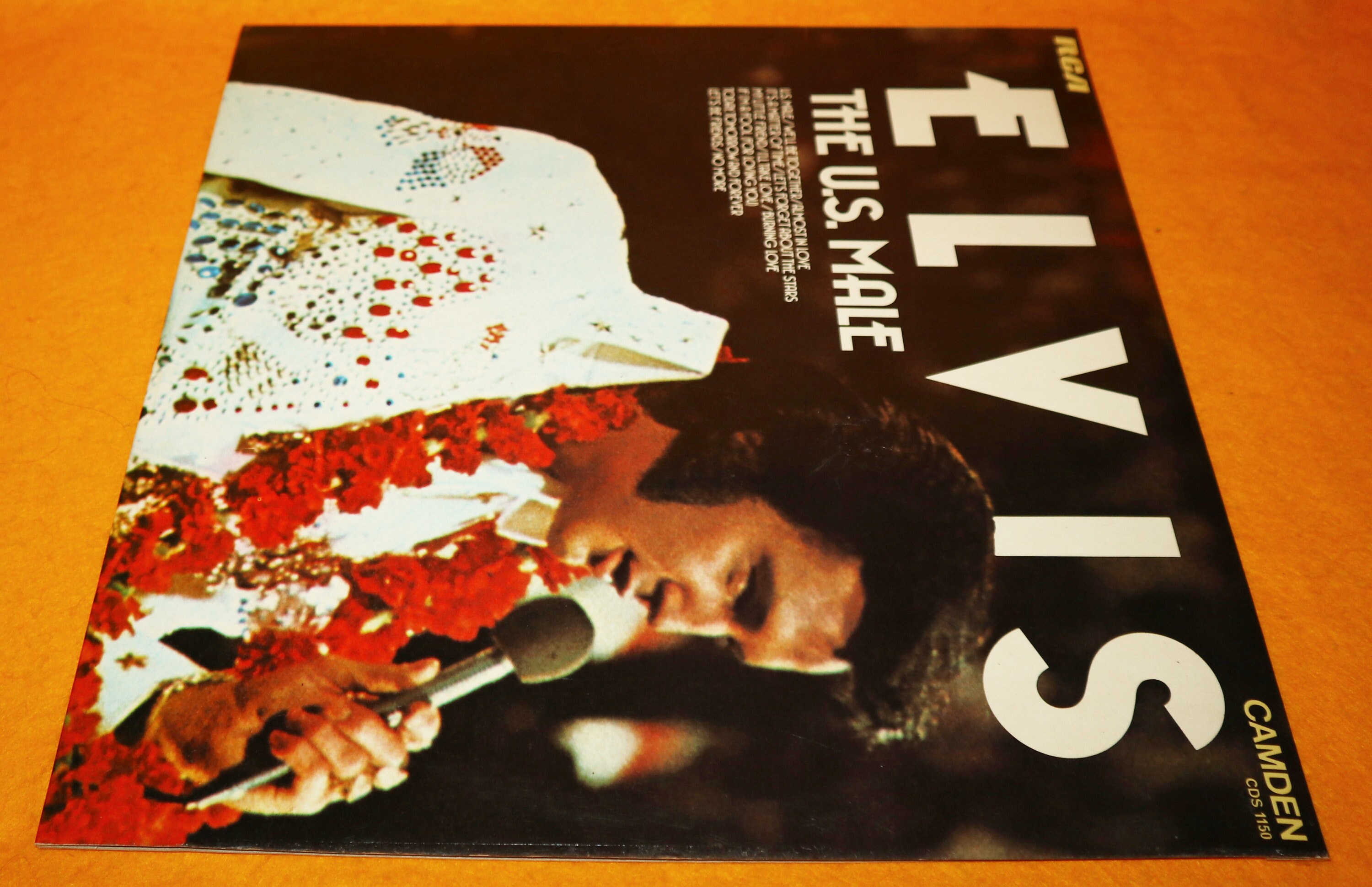 Vintage 1975 70s RCA Camden Elvis Presley - the U.S. Male 12" LP Album ...