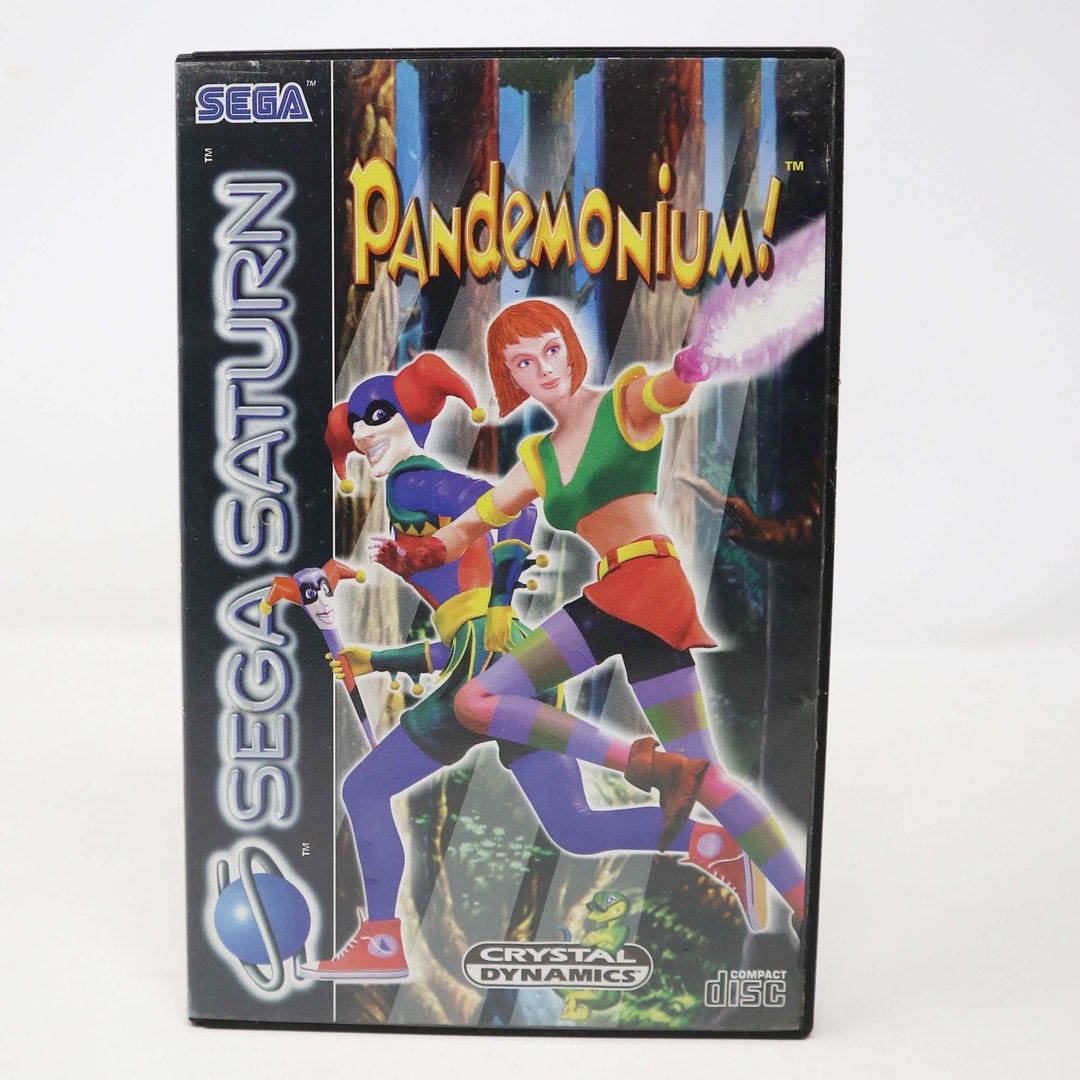 Vintage 1997 90s Sega Saturn Crystal Dynamics Pandemonium Video Game ...