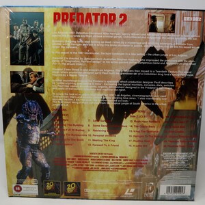 Vintage 1996 90s Encore Entertainment Predator 2 Widescreen Laser Disc ...