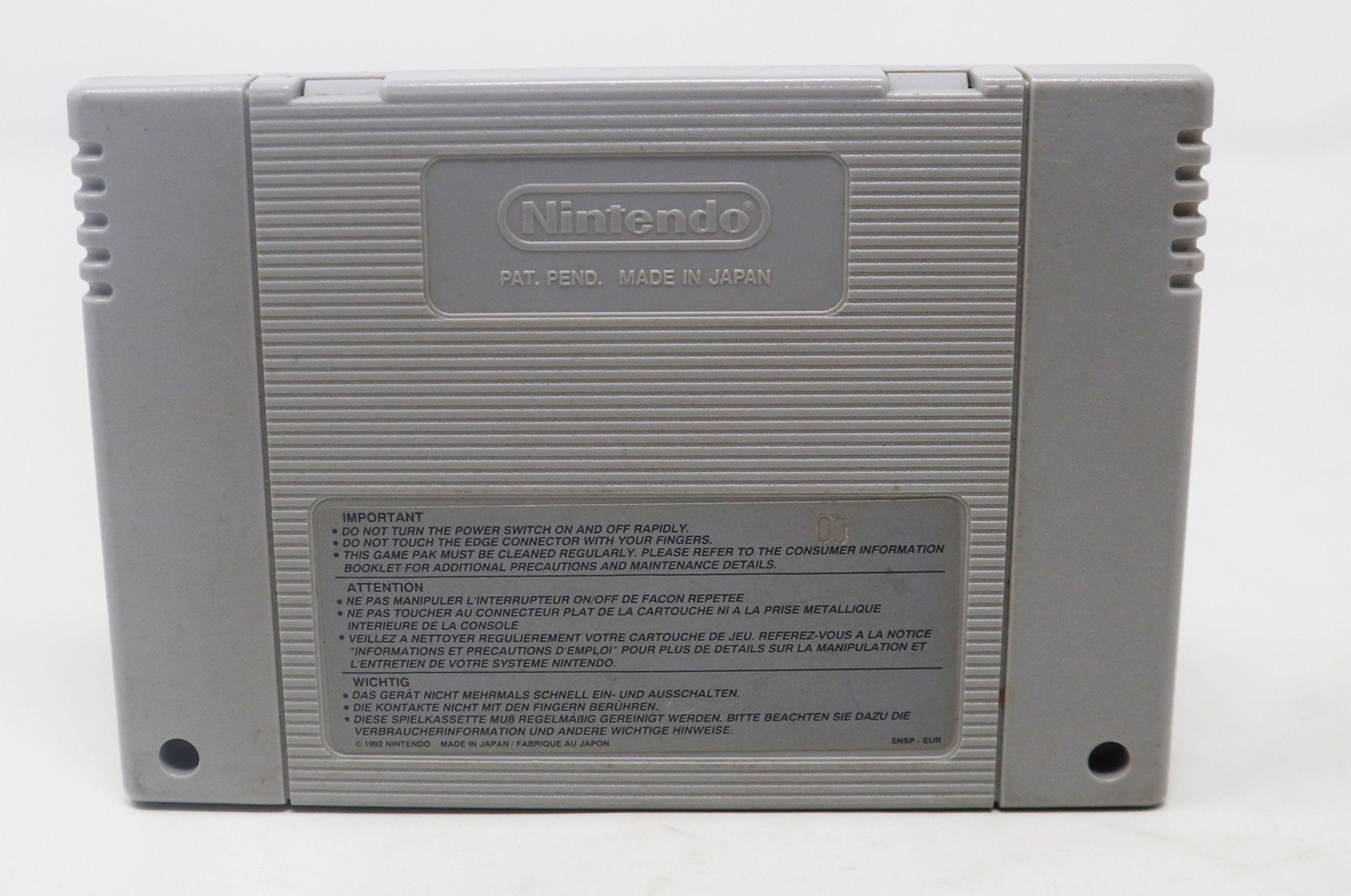 Vintage 1990s Super Nintendo Entertainment System SNES Jungle Strike ...