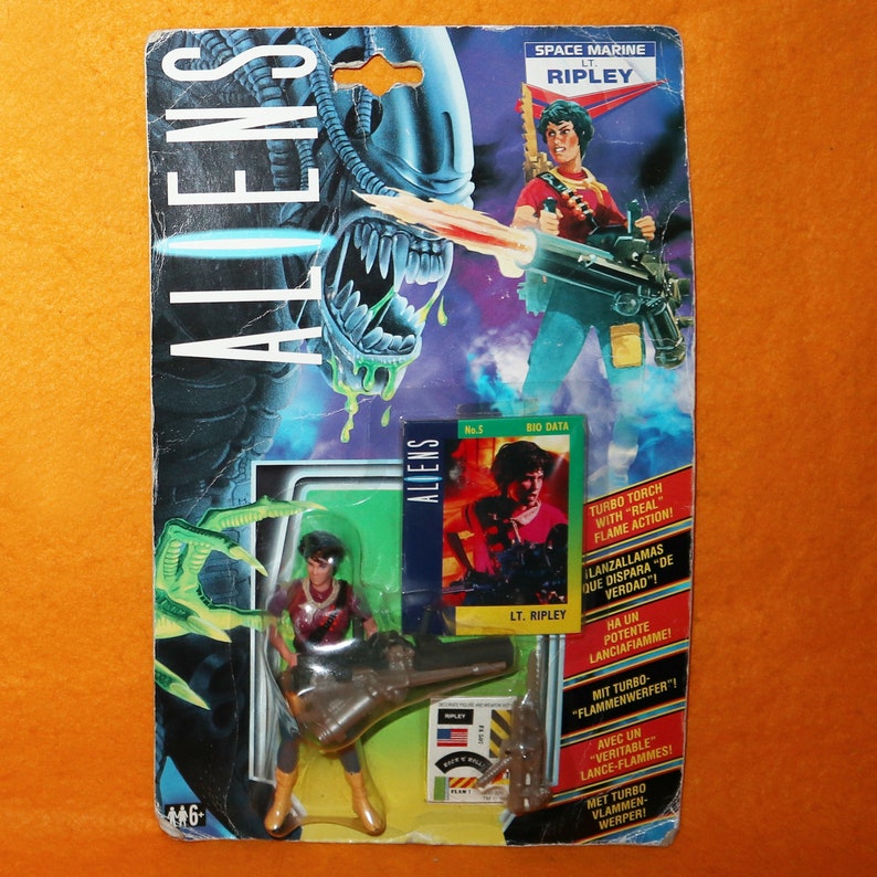 Vintage 1992 90s Kenner Aliens Space Marine LT. Ripley Action - Etsy