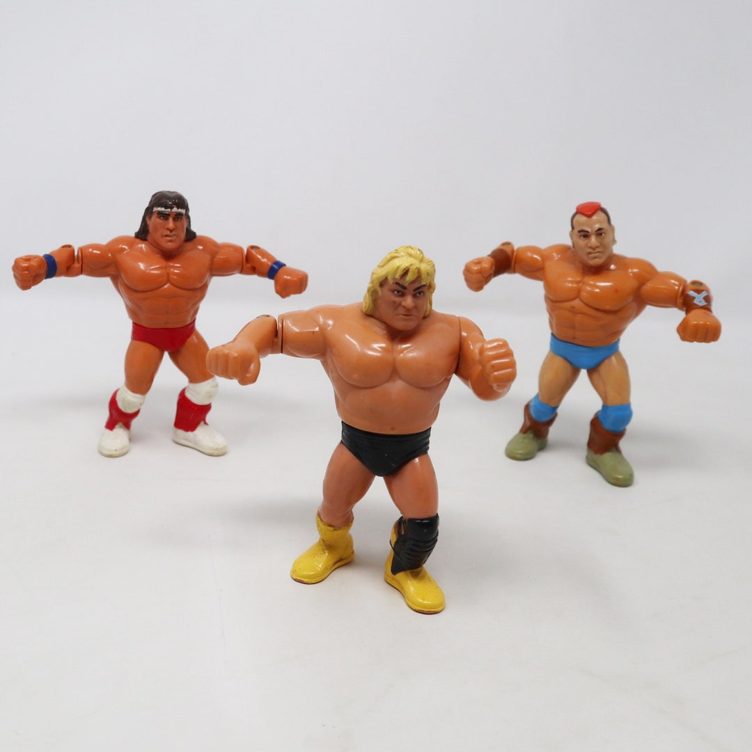 Vintage 1990s Hasbro WWF World Wrestling Federation Action Figures Lot ...