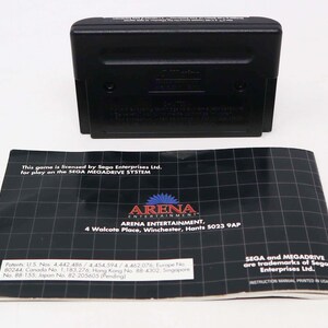 Vintage 1992 90s Sega Mega Drive Megadrive Alien 3 16-bit Cartridge ...