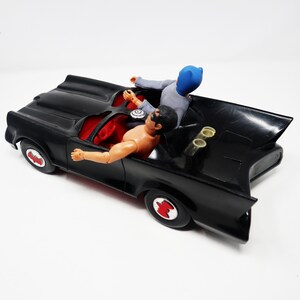Vintage 1974 70s Mego Batman Batmobile Car Vehicle + 1975 World's ...