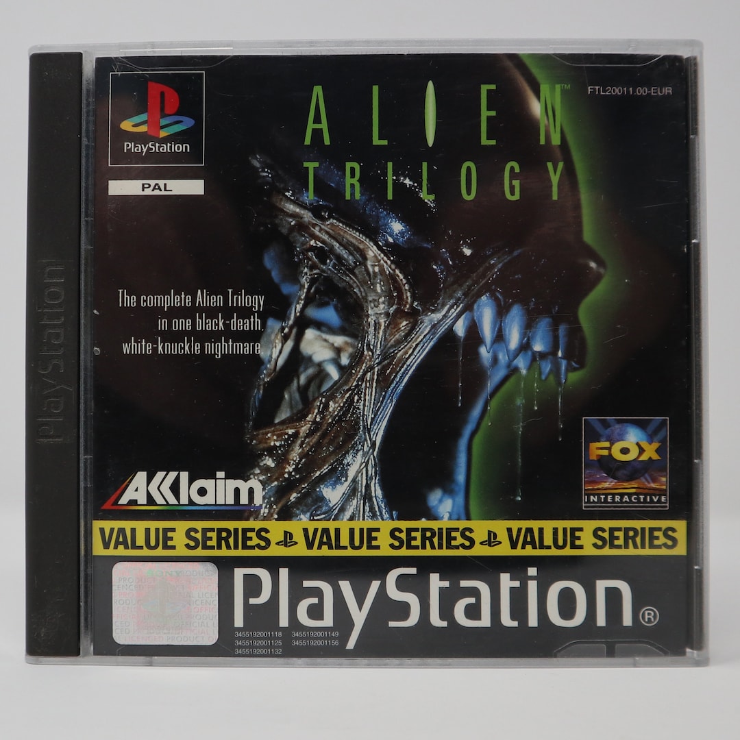 Videojuego PS1 Alien Trilogy de Playstation 1 de los años 90, versión ...