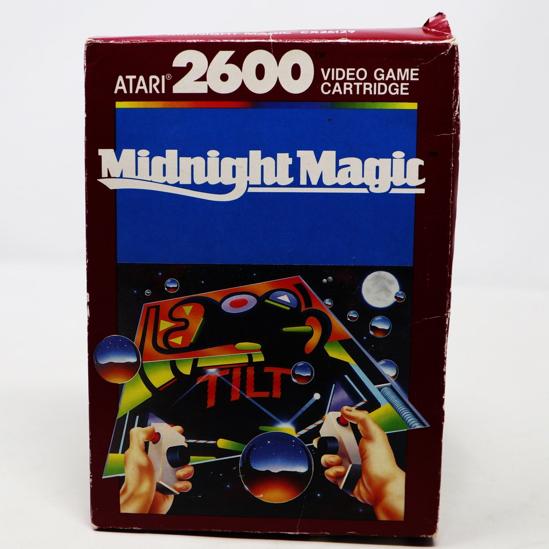 Vintage 1987 80s Atari 2600 CX 26129 Midnight Magic Video Game ...