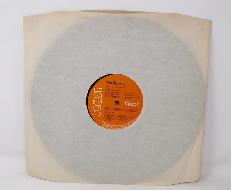 Vintage 1971 70s RCA Victor Elvis Presley - That's the Way It is 12" LP ...