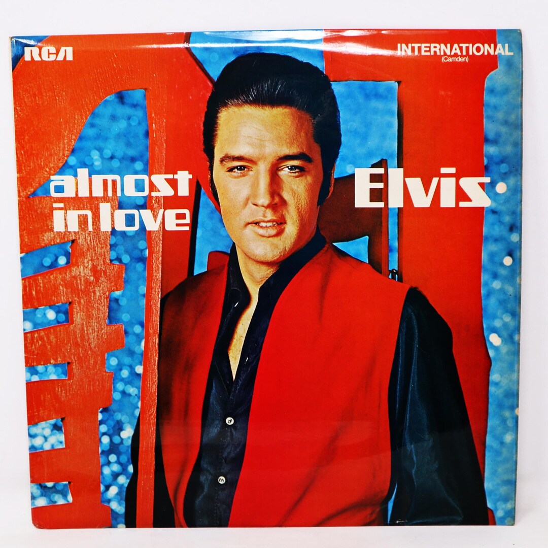 Vintage 1970 70s RCA International (camden) Elvis Presley - Almost in Love 12" LP Album Vinyl ...