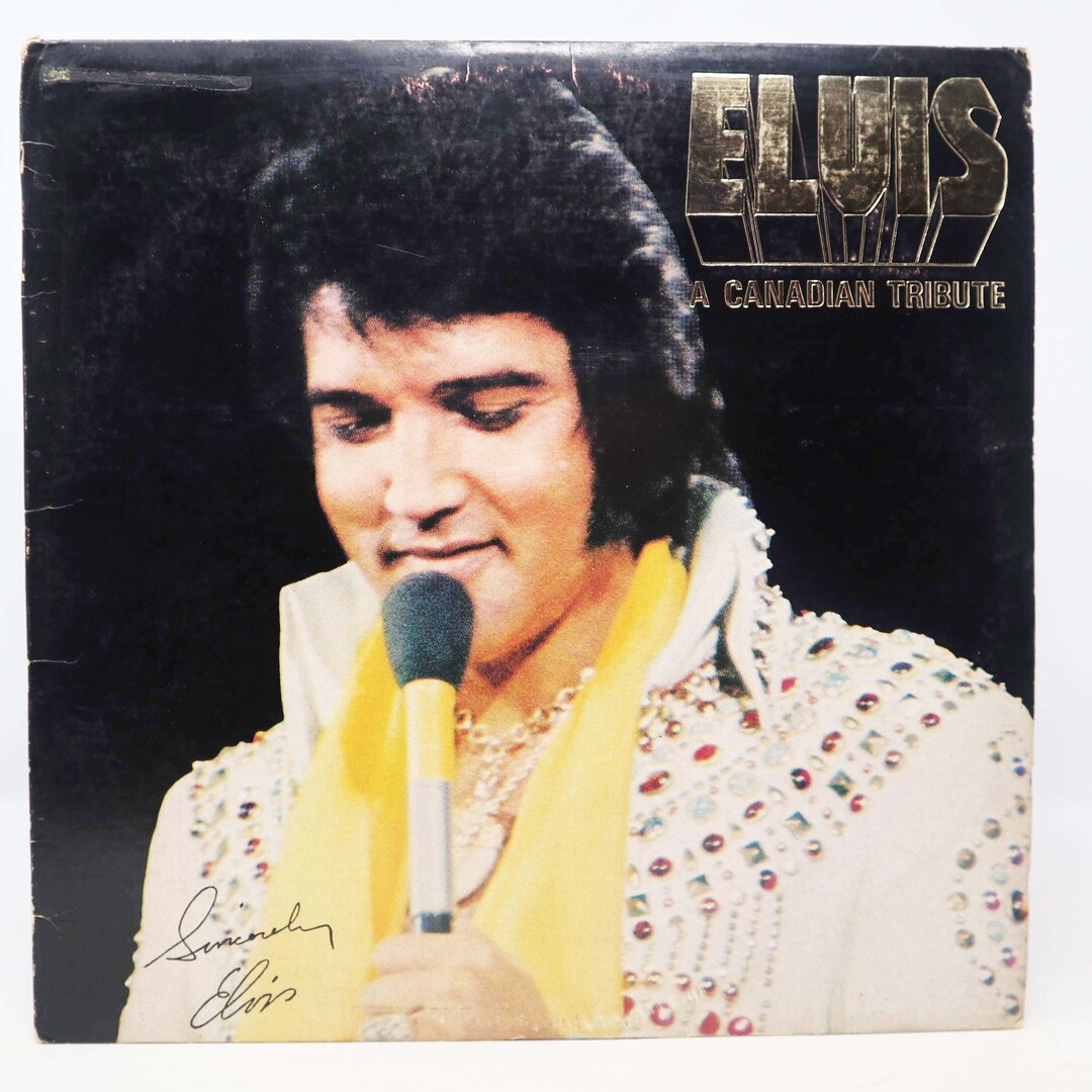 Vintage 1978 70s RCA Elvis Presley - A Canadian Tribute 12" LP Album ...