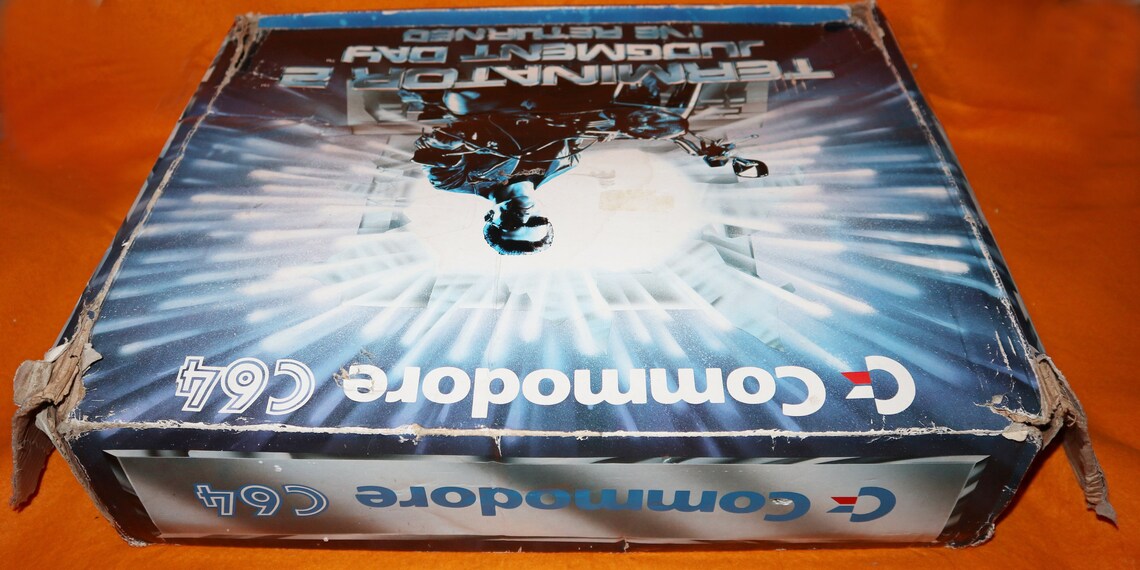 Vintage 1991 90s Commodore C64 Personal Computer Terminator 2 - Etsy UK