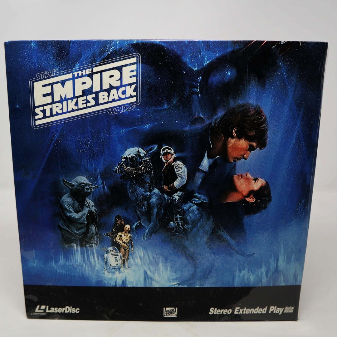 Vintage 1992 CBS Fox Video Star Wars the Empire Strikes Back Laser Disc ...