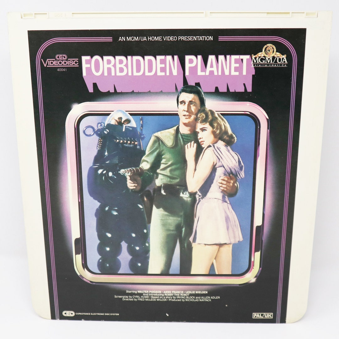Vintage 1982 80s Forbidden Planet CED Videodisc (video Disc) Pal UK ...
