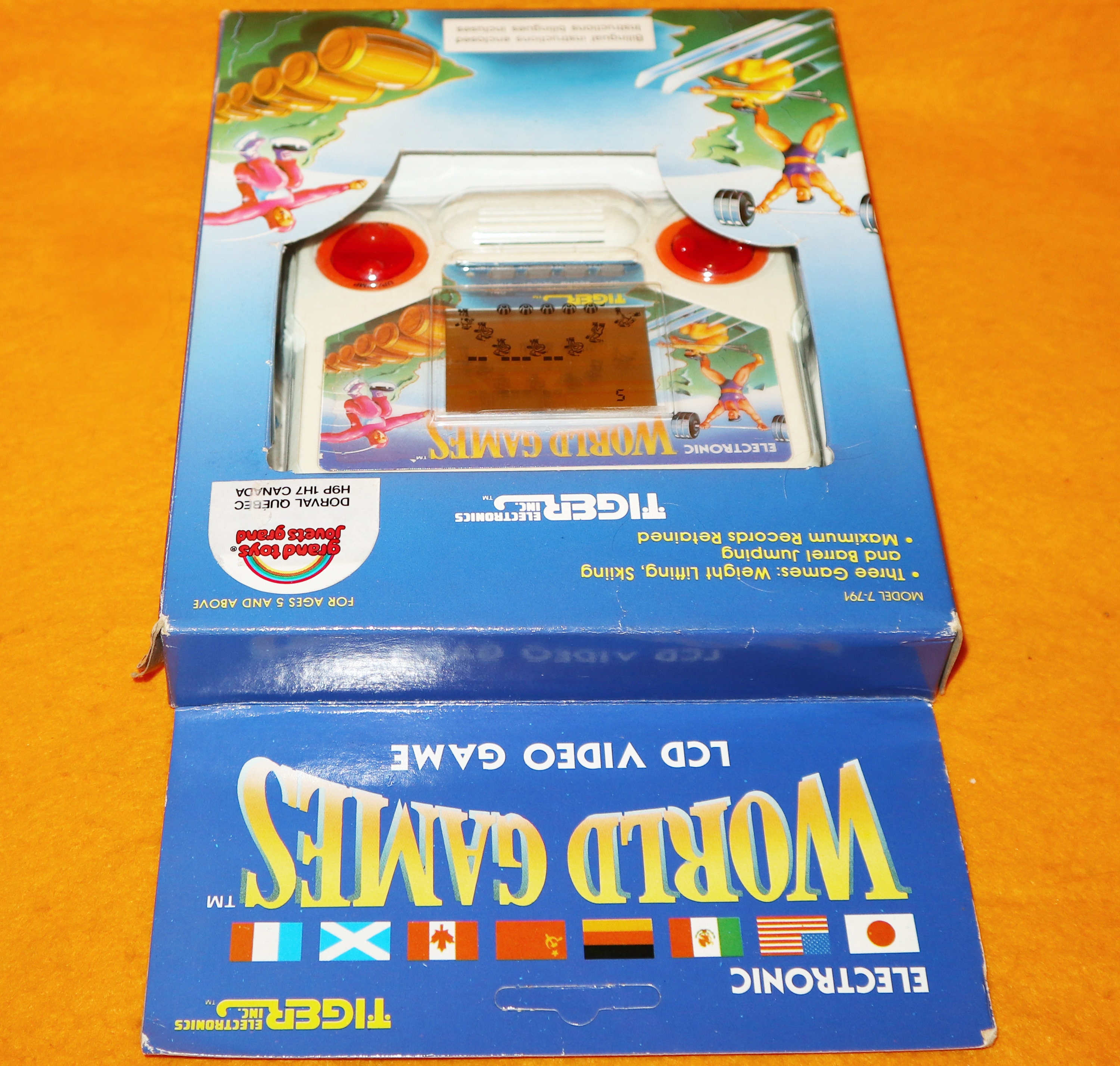 Vintage 1989 80s Tiger Electronic World Games Handheld LCD | Etsy