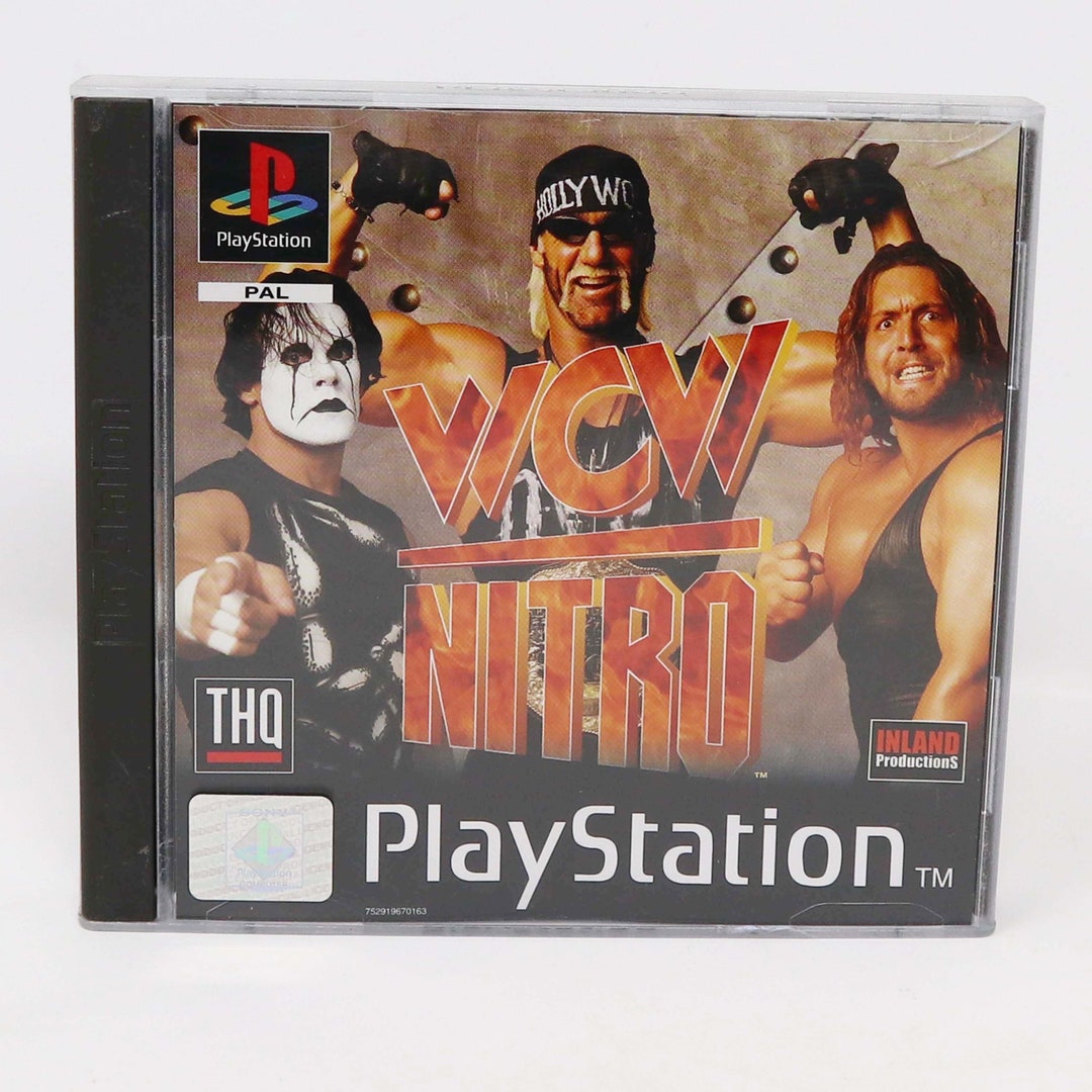 Vintage 1998 90s Playstation 1 PS1 WCW Nitro Wrestling Video - Etsy