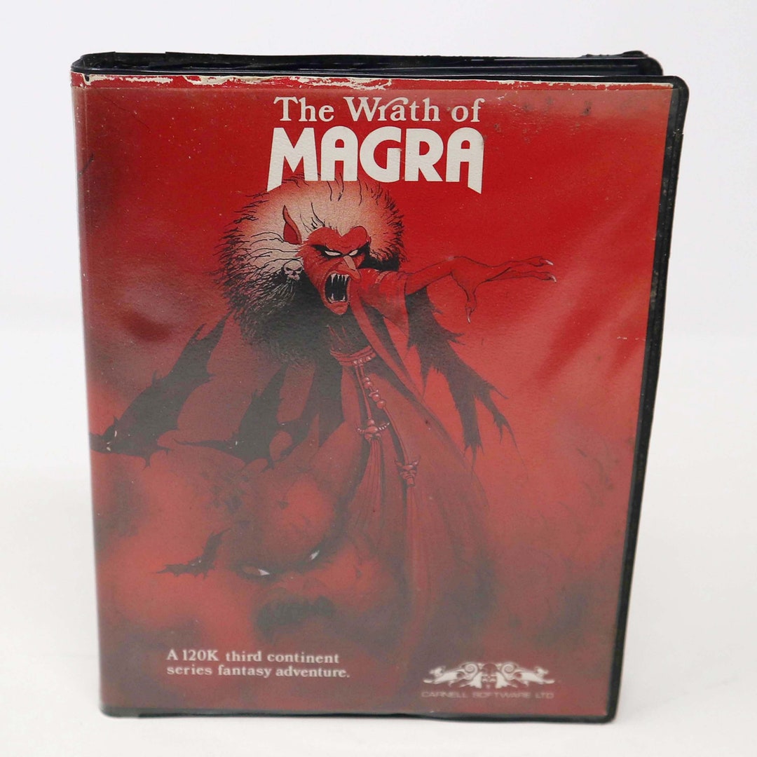 Vintage 1984 80s Spectrum 48K the Wrath of Magra Cassette Tape Video ...