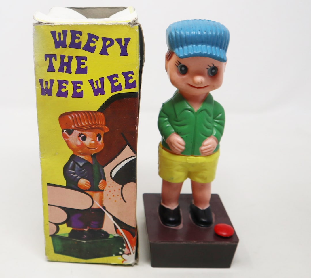 Vintage 1970s Weepy the Wee Wee Peeing Boy Rude Crude Joke Novelty ...