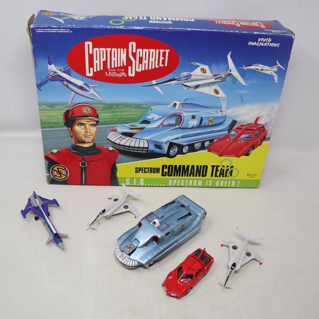 Vintage 1993 Vivid Imaginations Captain Scarlet and the Mysterons 51006 ...