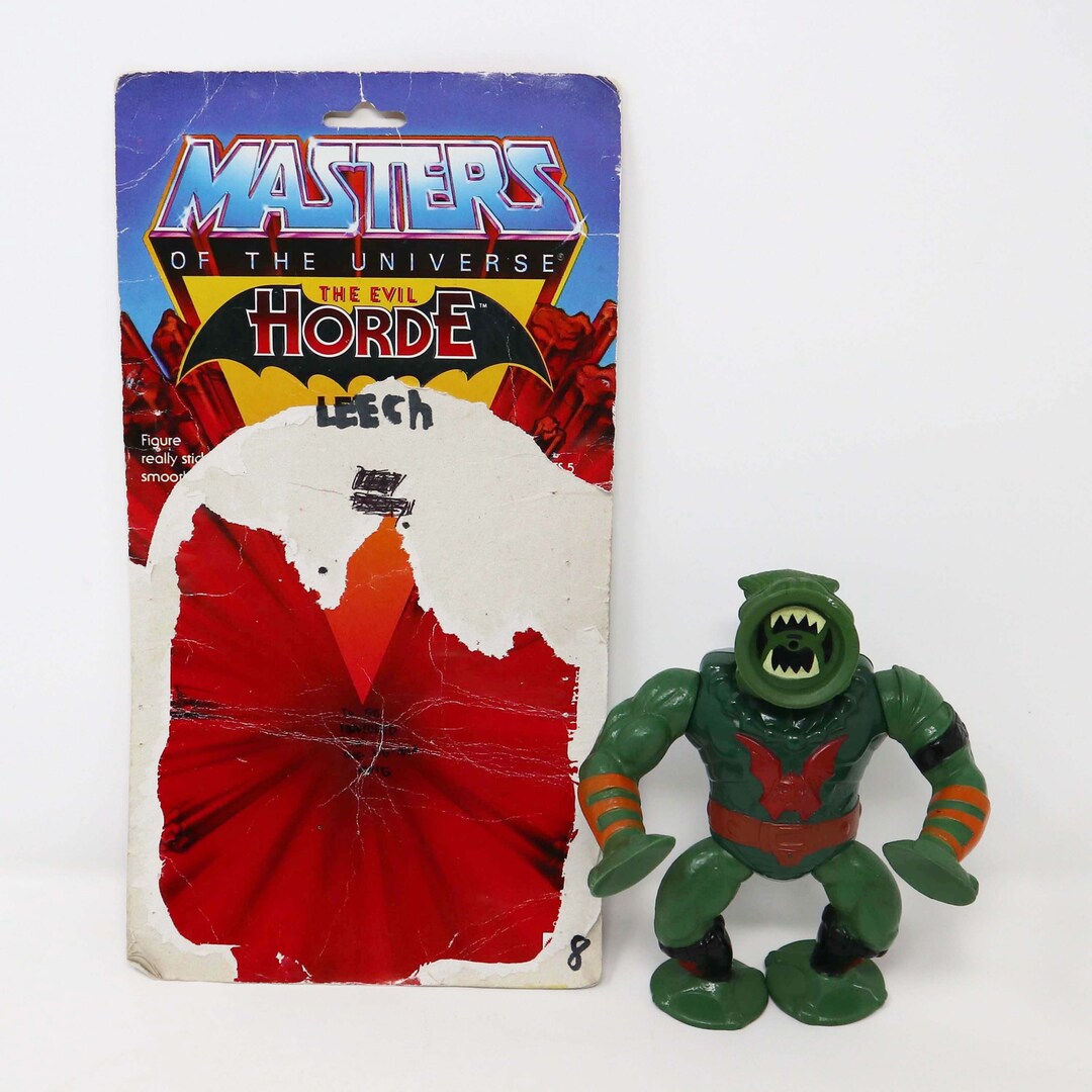 Vintage 1984 80s Mattel MOTU He-man Masters of the Universe Leech ...