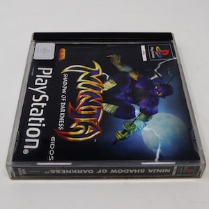 Vintage 1998 90s Playstation 1 PS1 Ninja Shadow of Darkness Video Game ...