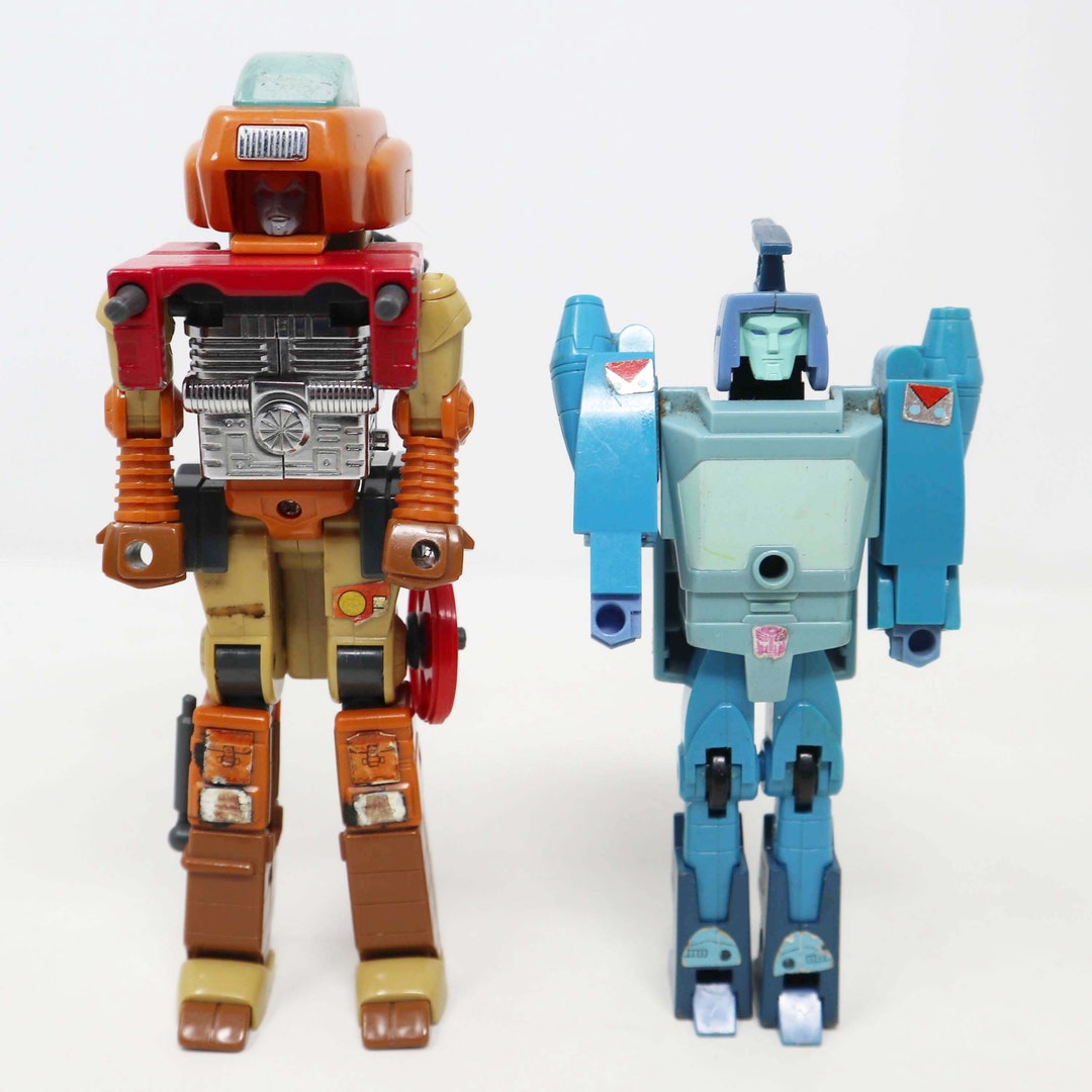 Vintage 1986 80s Hasbro Takara Transformers G1 Blurr & Wreck-gar Lot ...