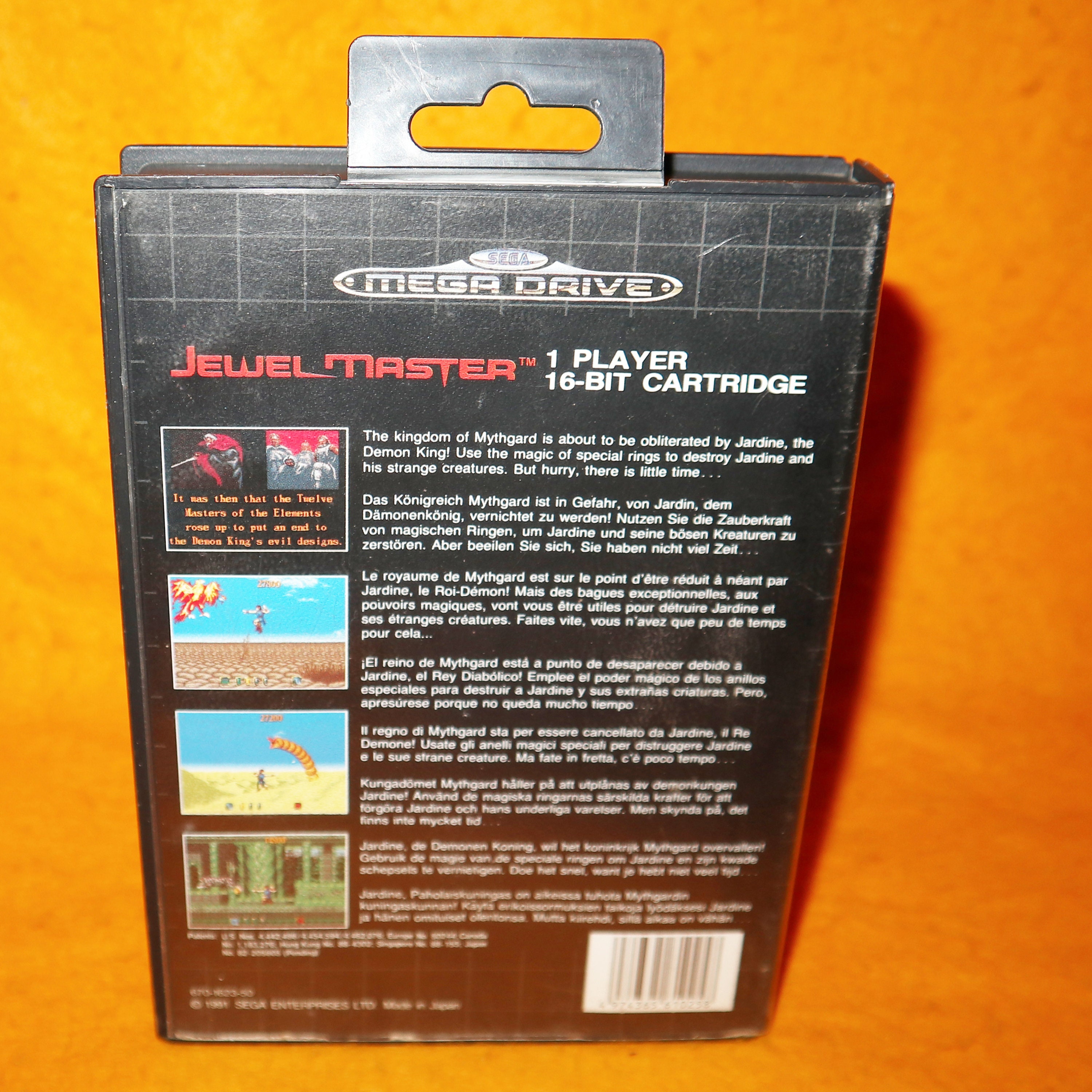 Vintage 1991 90s Sega Mega Drive Megadrive Jewel Master 16-Bit | Etsy