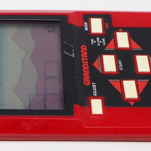 Vintage 1983 80s Grandstand Pocket Scramble Electronic Handheld LCD ...