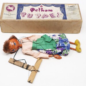 Vintage Pelham Puppets Gypsy Girl (LS) Hand Made Simple Dancing Wooden ...