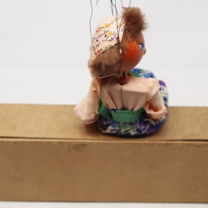 Vintage Pelham Puppets Gypsy Girl LS Hand Made Simple Dancing Wooden ...