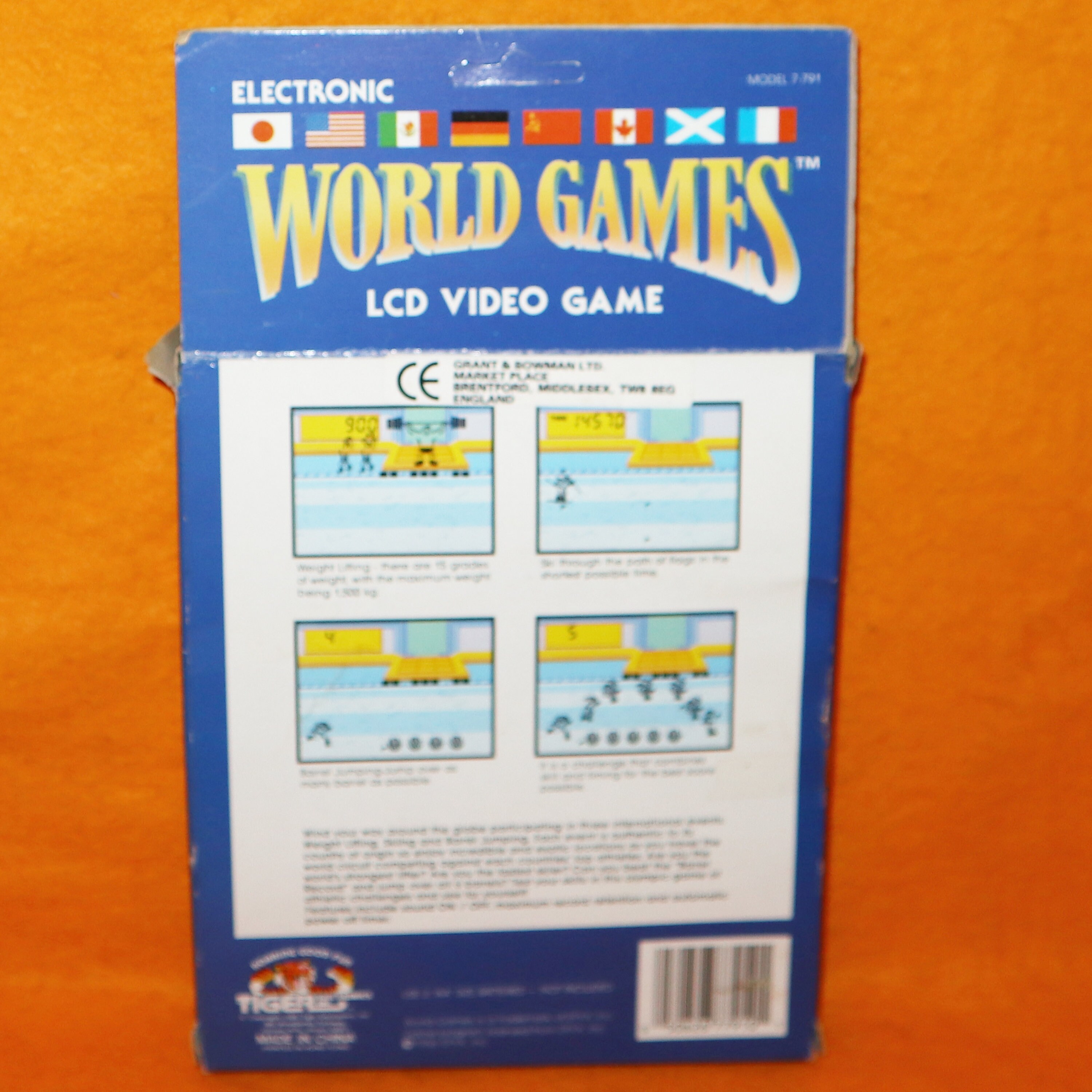 Vintage 1989 80s Tiger Electronic World Games Handheld LCD | Etsy