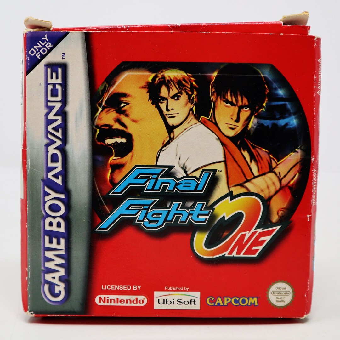 Vintage 2001 Nintendo Game Boy Advance Capcom Final Fight One Cartridge ...