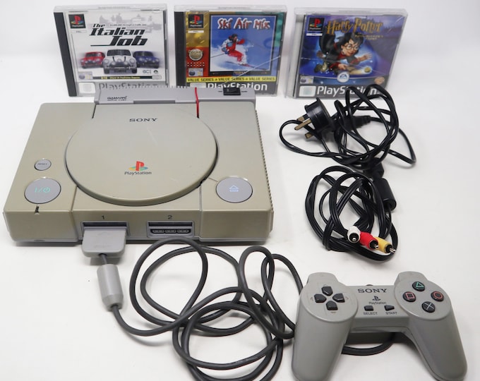 Vintage Sony Playstation 1 PS1 Pal Console (SCPH-7502) (fully Working ...