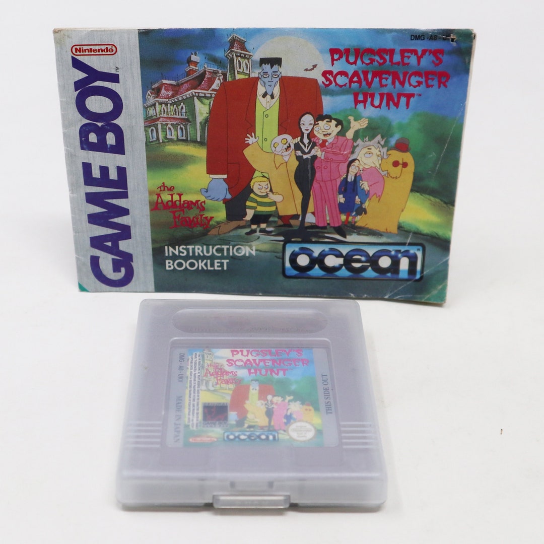Vintage 1992 90s Game Boy Compact Video Game System Addams Family ...