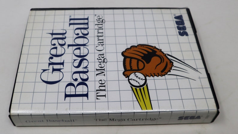 Vintage 1987 80s Sega Master System Great Baseball the Mega Cartridge ...