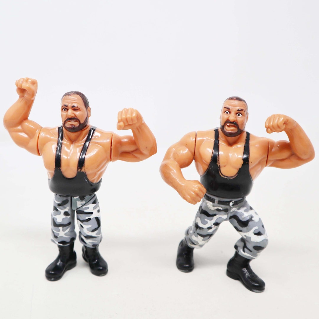 Vintage 1991 90s Hasbro WWF Wrestling Series 2 Tag Teams Bushwhackers ...