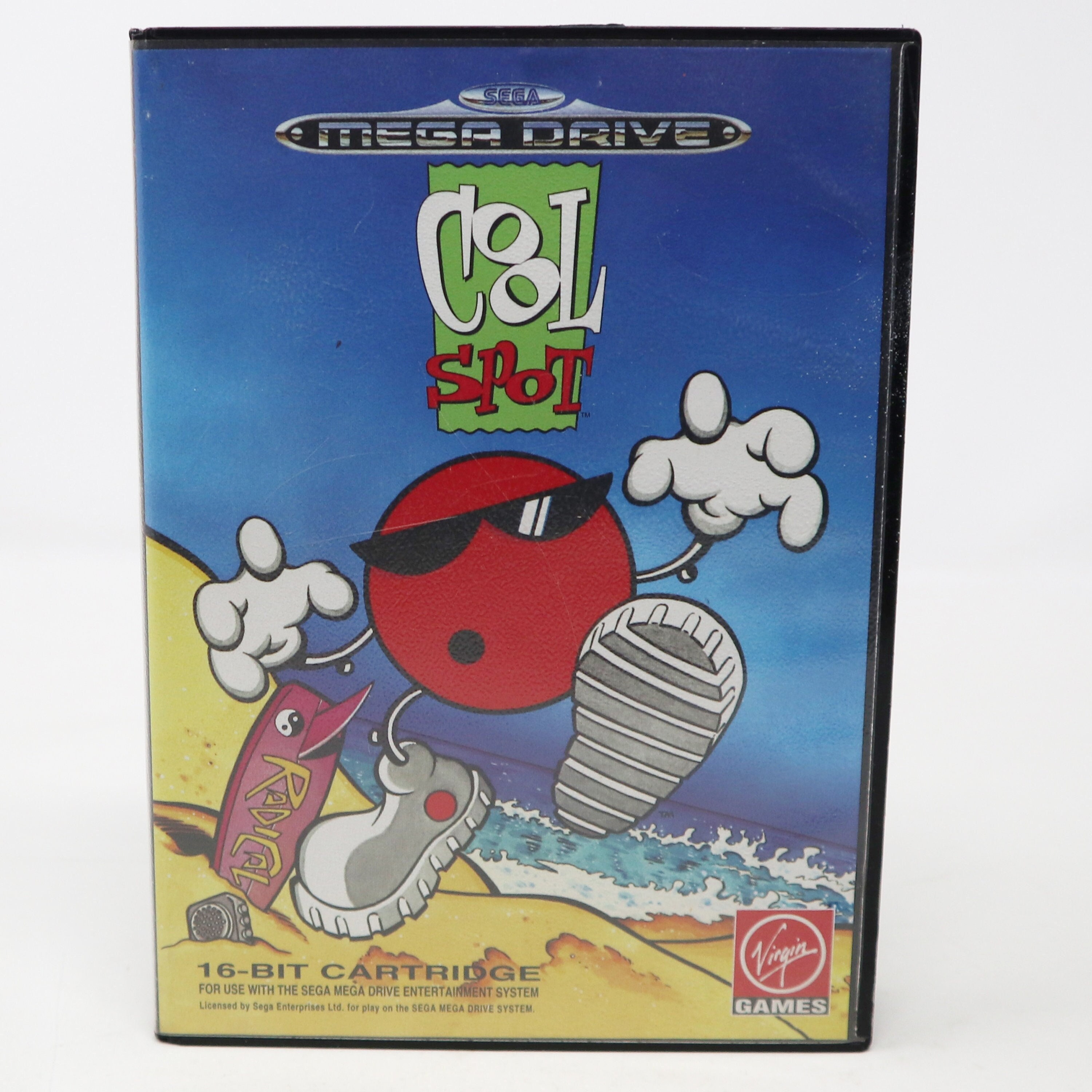 Vintage 1993 90s Sega Mega Drive Megadrive Cool Spot 16-bit Cartridge ...
