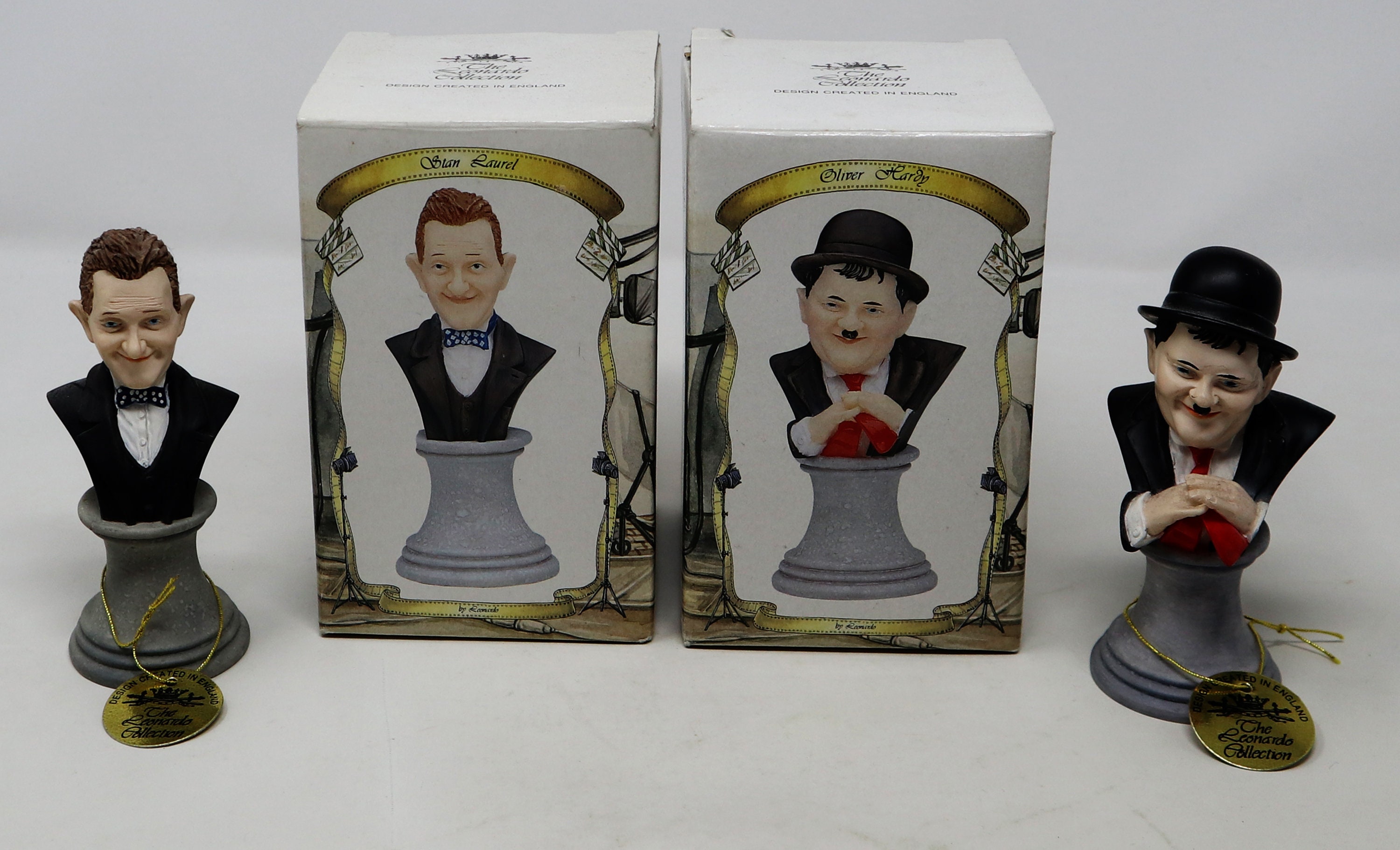 Vintage 1997 90s the Leonardo Collection Stan Laurel & Oliver - Etsy