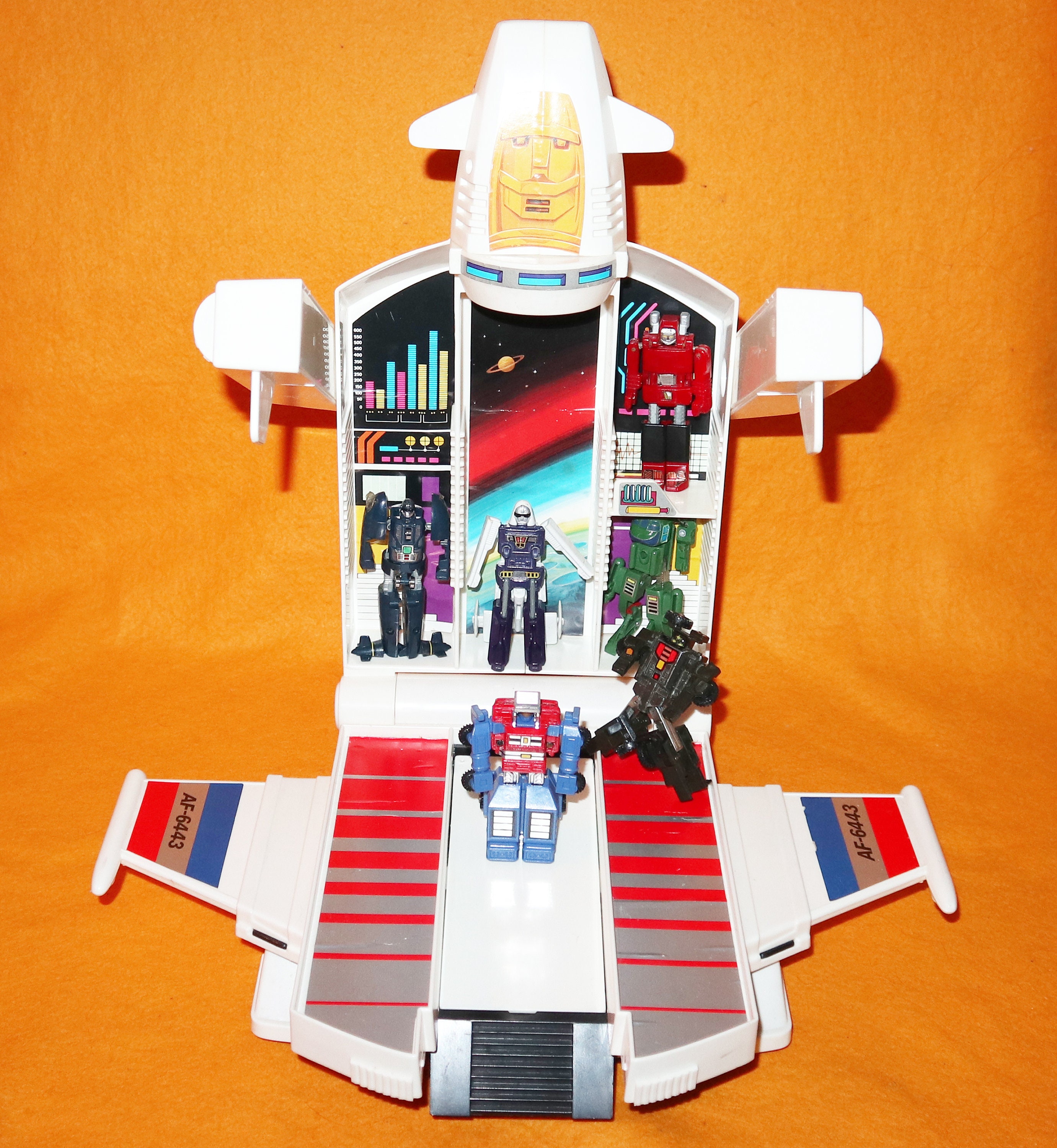 Vintage Blue-box Gobots go Bots Andro Base and Space Shuttle - Etsy
