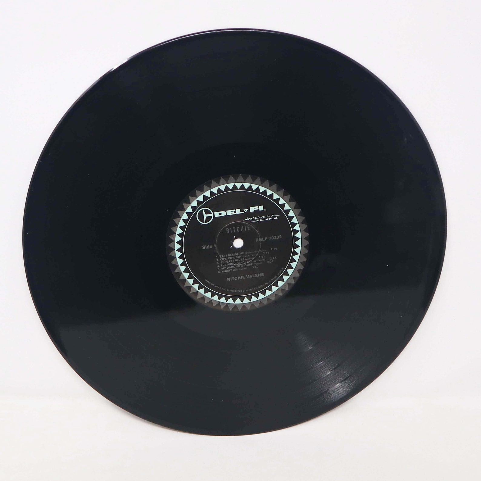 Vintage 1987 80s Del-fi Records Ritchie Valens - Ritchie 12" LP Album ...