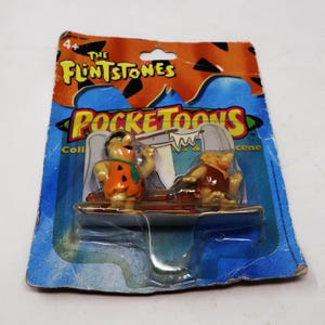 Vintage 2000 Hanna Barbera Pocketoons the Flintstones Collectable Fred ...