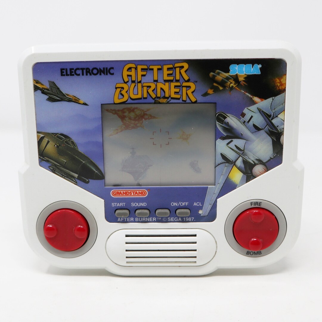 Vintage 1988 80s Sega Tiger Electronic After Burner Handheld LCD Video ...