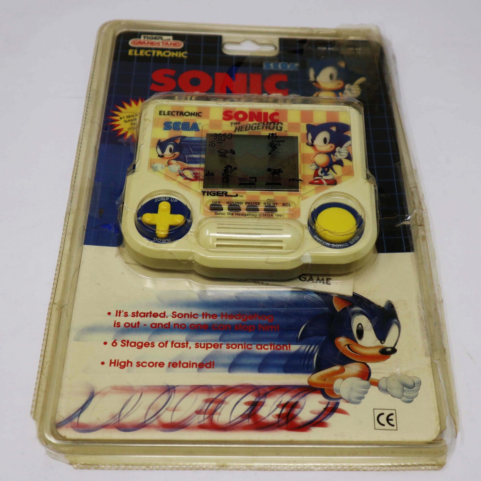 Vintage 1992 90s Tiger Electronics From Grandstand Sega Sonic the ...