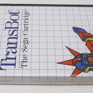 Vintage 1986 80s Sega Master System Trans Bot (transbot) Cartridge ...