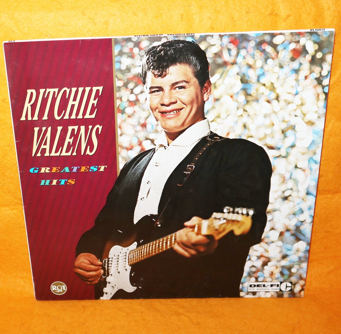 Vintage 1987 80s RCA Ritchie Valens - Greatest Hits 12" LP Album Vinyl ...