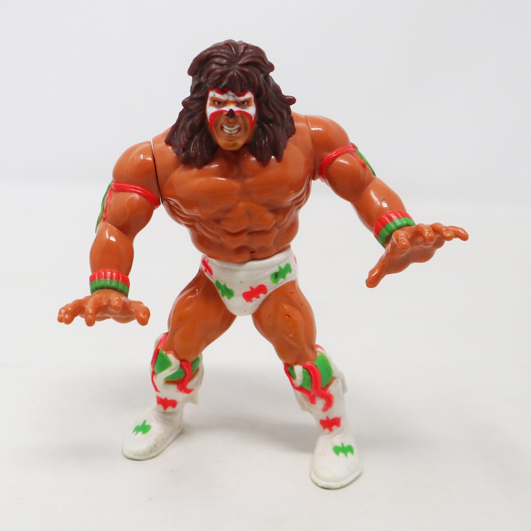 Vintage 1991 90s Hasbro WWF Wrestling Series 2 Ultimate Warrior Slam Action Figure - Etsy