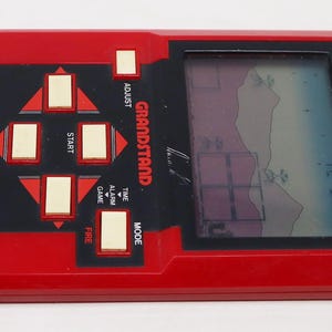 Vintage 1983 80s Grandstand Pocket Scramble Electronic Handheld LCD ...