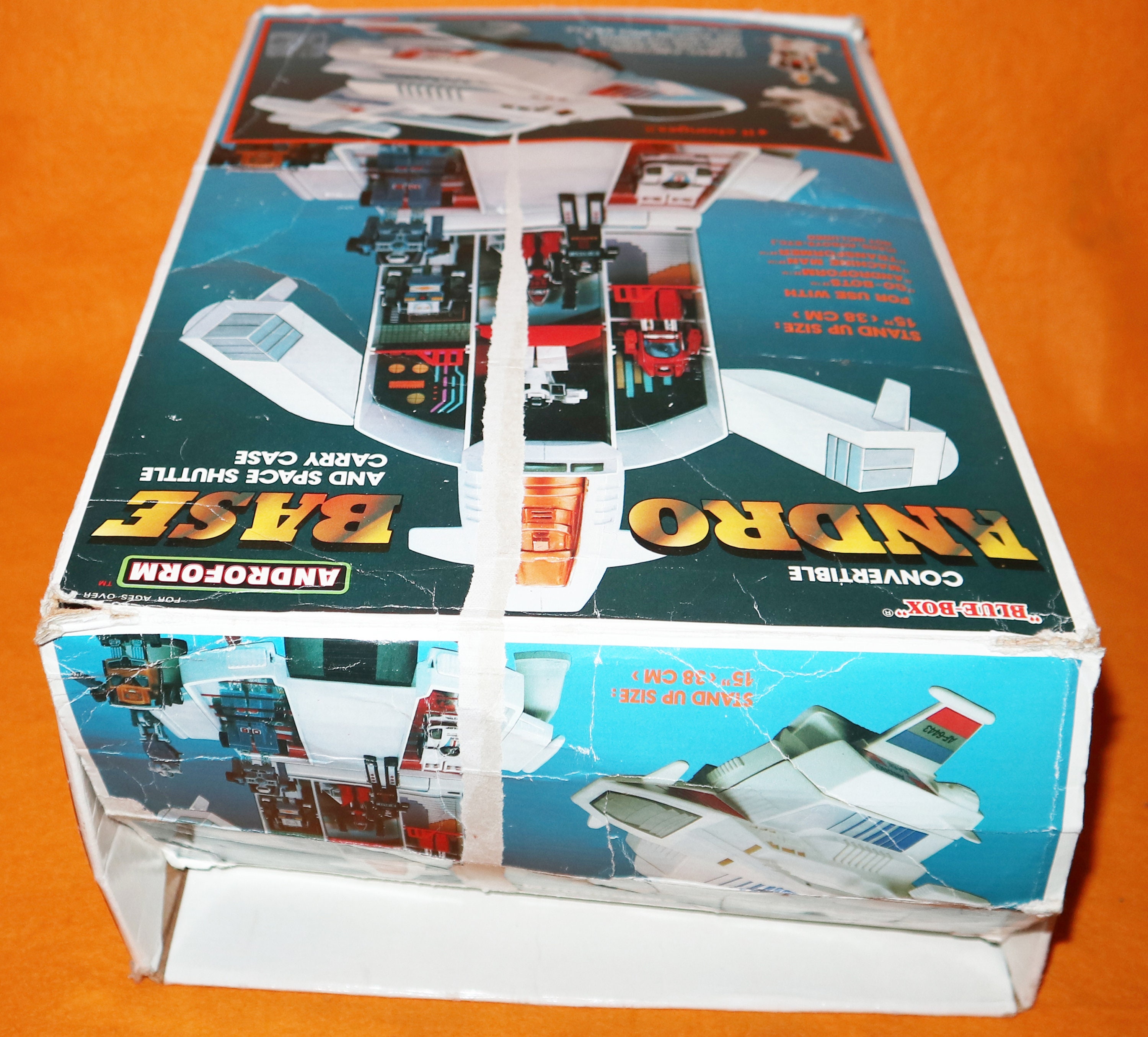 Vintage Blue-box Gobots go Bots Andro Base and Space Shuttle - Etsy