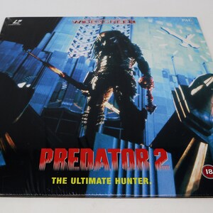 Vintage 1996 90s Encore Entertainment Predator 2 Widescreen Laser Disc ...